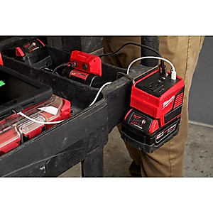 MilwaukeeTool 2846 50 M18 18 Volt 175 Watt Lithium Ion Powered Compact Inverter with 5.0 Ah Battery