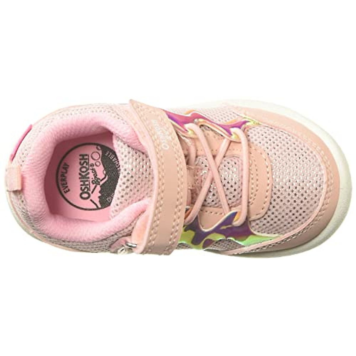 OshKosh B'Gosh Girls EverPlay Wizard Sneaker, Light Pink, 6 Toddler