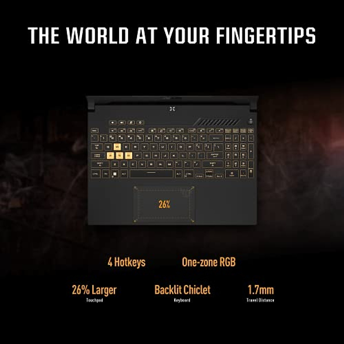 ASUS TUF Gaming A15 (2022) Gaming Laptop, 15.6" 300Hz FHD Display, AMD Ryzen 7 6800H CPU, GeForce RTX 3060 GPU, 16GB DDR5 RAM, 512GB PCIe SSD, Wi-Fi 6, Windows 11 Home, Mecha Gray, FA507RM-ES73