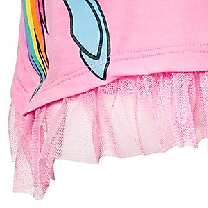 My Little Pony Little Girls Ruffled Sleeves T-Shirt Bike Shorts Set 6