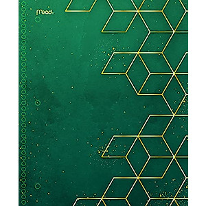 Mead Spiral Notebooks, 1 Subject, College Ruled Paper, 80 Sheets, Modern Chic, 3 Pack (38196)
