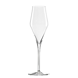 Stolzle Lausitz Quatrophil German Made Crystal Champagne Glass, Set of 6