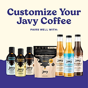 Javy Instant Coffee Protein Coffee - Premium Whey Protein & Instant Coffee - 100% Arabica Coffee - Zero Artificial Flavors & Sweeteners, 24 Servings