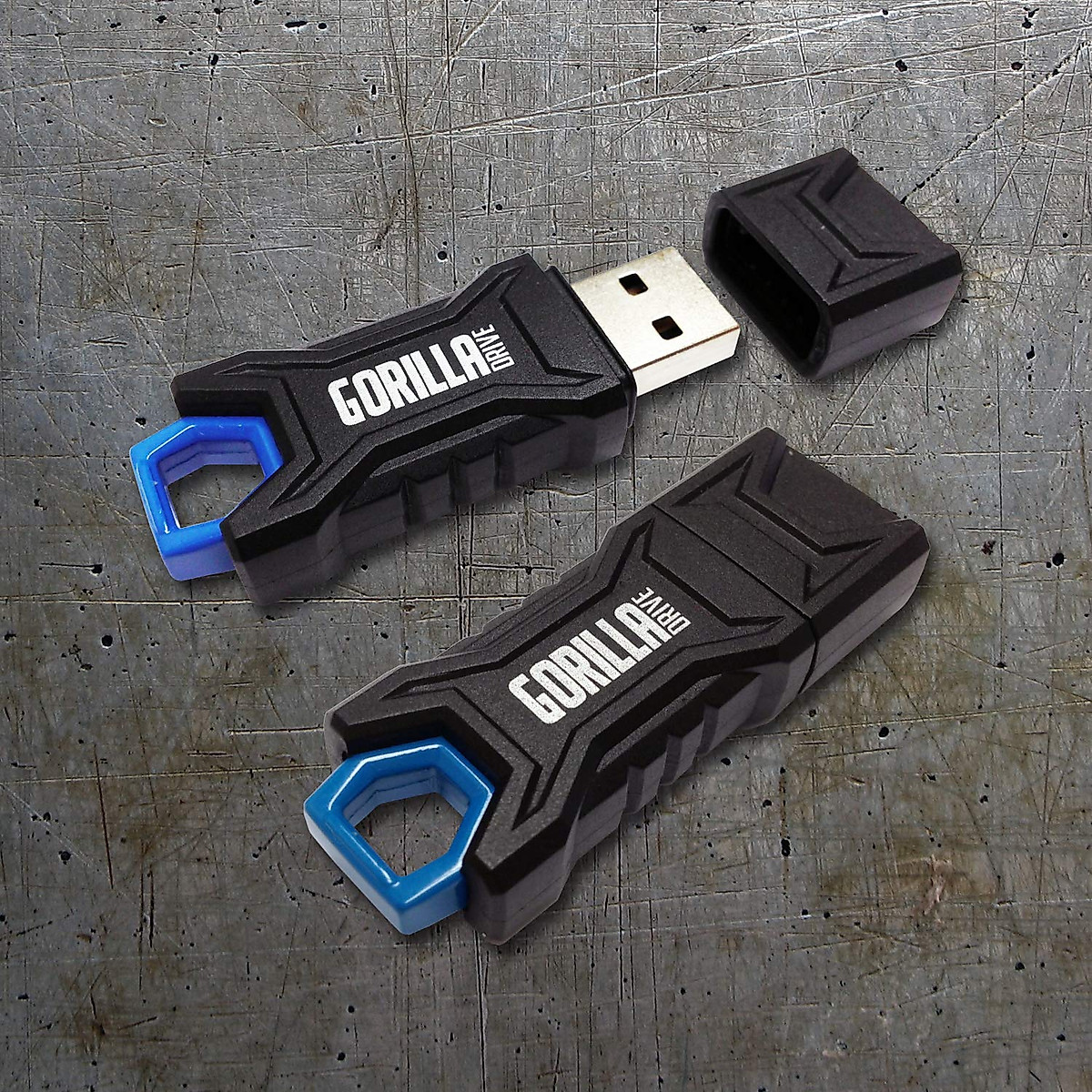 GorillaDrive Ruggedized 64GB USB Flash Drive (2-Pack)