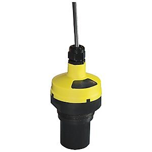Flowline DL34-01 Polycarbonate EchoPod Multi Function Ultrasonic Level Transmitter with Fob, 1" NPT, 18' Range