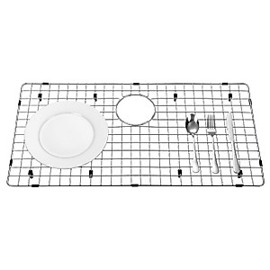 Starstar Sinks Protector Stainless Steel Kitchen Sink Bottom Grid, Rack (28 L x 14 W)