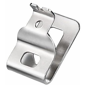 N268241 N086039 Stainless Steel Belt Clips for Dewalt 20V Power Tools, Compatible with, DCD980, DCD985, DCD980L2, DCD985L2,Includes Screws and Drill Tool Hooks (4-pack)