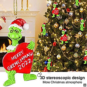 Christmas Ornaments 2022, Mini Hanging Ornaments Cartoon Characters, Christmas Tree Decorations Hanging Ornaments Gift for Families & Friends