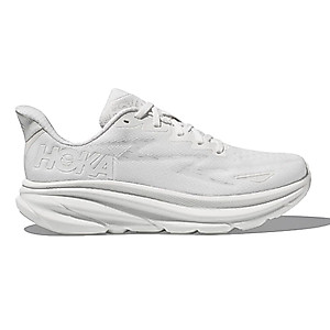 Hoka Women's Clifton 9 Sneaker, White/White, 8.5