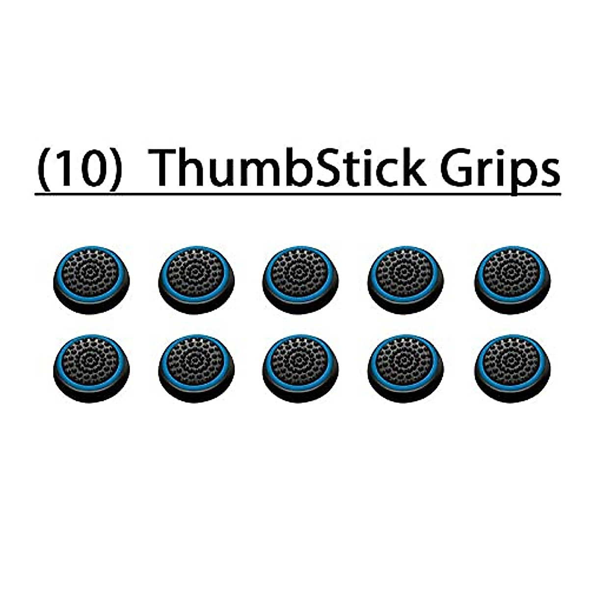 5 Pairs 10 Pcs Silicone Cap Joystick Thumb Grip Protect Cover for Ps3 Ps4 Ps5 Xbox 360 Xbox One Xbox Series X Wii U NSwitch Pro Controllers Game Controllers