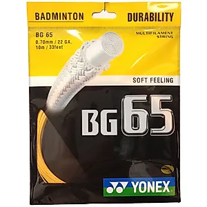Yonex BG 65 Badminton String - Orange