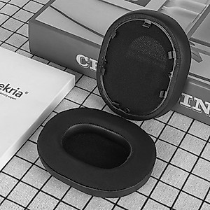 Geekria Sport Cooling-Gel Replacement Ear Pads for Sony WH-1000XM5, WH1000XM5 Headphones Ear Cushions, Headset Earpads, Ear Cups Cover Repair Parts (Black)