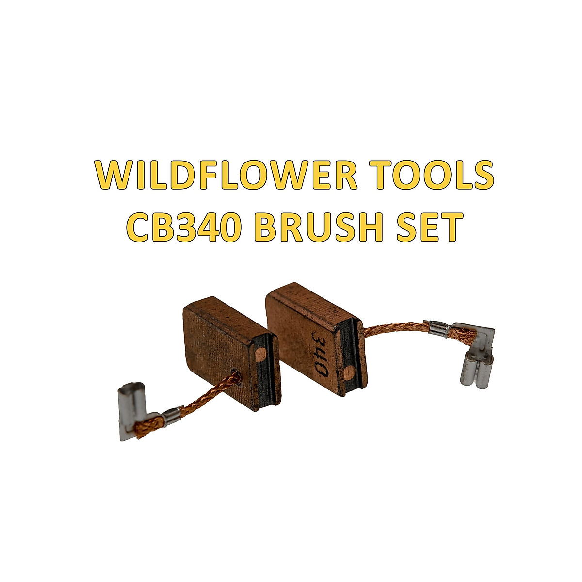 WILDFLOWER Tools CB340 Brush Set Compatible with Makita