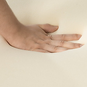 eLuxurySupply 1.5 Inch Memory Foam Mattress Topper - Temperature Regulating Mattress Pad - 2 lb Density for High Support - CertiPUR-US Certified - Twin Size