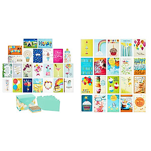 Hallmark Assorted Boxed Greeting Cards (24 cards) and Hallmark Birthday Cards Assortment (20 cards)