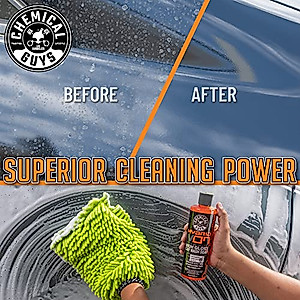 Chemical Guys CWS_808_16 Hybrid Foaming High Gloss Car Wash Soap (Works with Foam Cannons, Foam Guns or Bucket Washes) Safe for Cars, Trucks, Motorcycles, RVs & More, 16 fl oz, Orange Scent