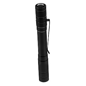 Gatuida Reusable Pen Light Nursing Light Black Pen Light Reusable Pen Lights for Nurses Aluminum Alloy