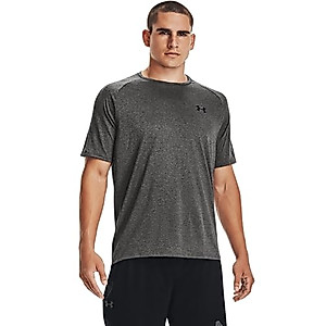 Under Armour Men's Tech 2.0 Short-Sleeve T-Shirt , Carbon Heather (090)/Black, Medium