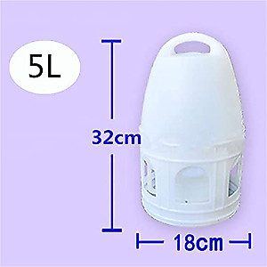 Panchitalk Bird Water Drinker Pigeon Water Feeding Plastic Drinker Dispenser 5L Pigeon Pet Water Pot Container Water Automatic Feeders Dispenser Supplies