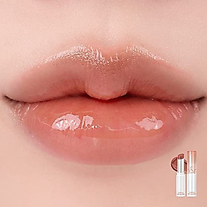 rom&nd Glasting Melting Balm 3.5g, 05 NOUGAT SAND, Glossy, Pump Lips, Moisture, Translucent, Water Bomb, High Pigmented, Vegan, 1, 0.16 Ounce