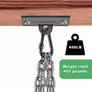 Dolibest Heavy Bag Hangers Brackets, Punching Bag Hangers, Heavy Bag Ceiling Mount with Carabiner for Body Weight Strength Training Systems, Aerial Yoga Swing & Hammock, Resistance Band