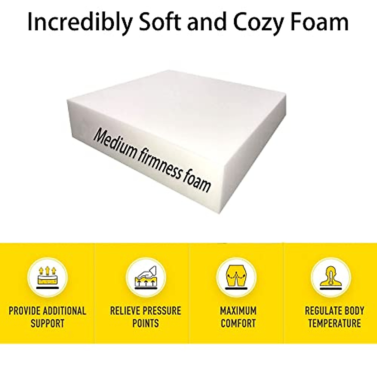 Maphissus Patio Chair Cushion 18 x 16 Inches Set of 2,Water Resistant Square Outdoor Chair Seat Cushions for Patio Garden Sofa Couch Furniture,Grey