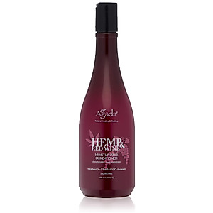 AGADIR Hemp & Red Wine Moisturizing Conditioner, 14.5 Fl Oz