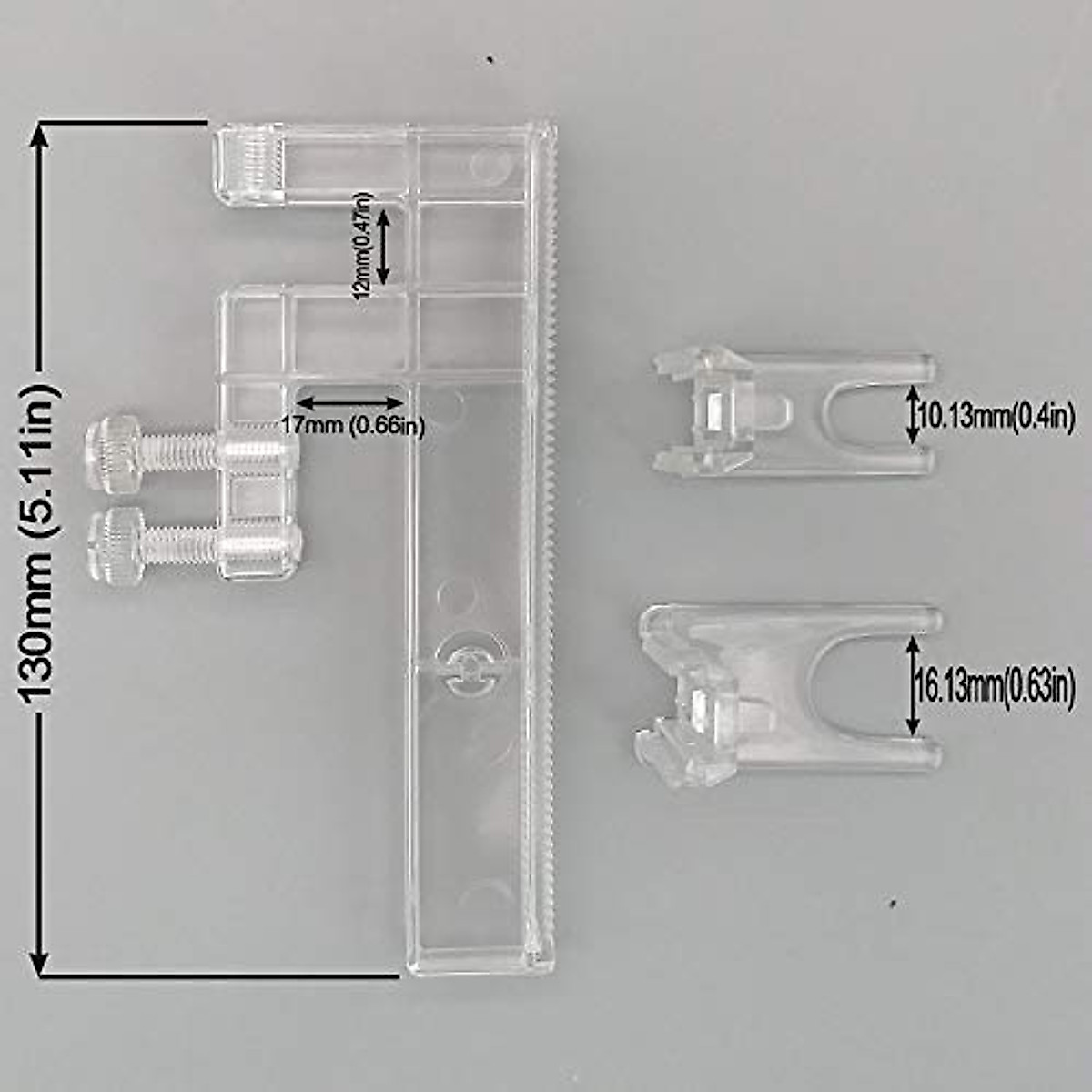 ZAOJIAO Adjustable Water Level Sensor Mounting PC Clip, Float Sensor Switch Mounting Bracket, Float Ball Valve Clamp Holder