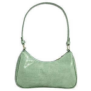 The Little Mermaid Croco Handbag with Ariel Metal Badge