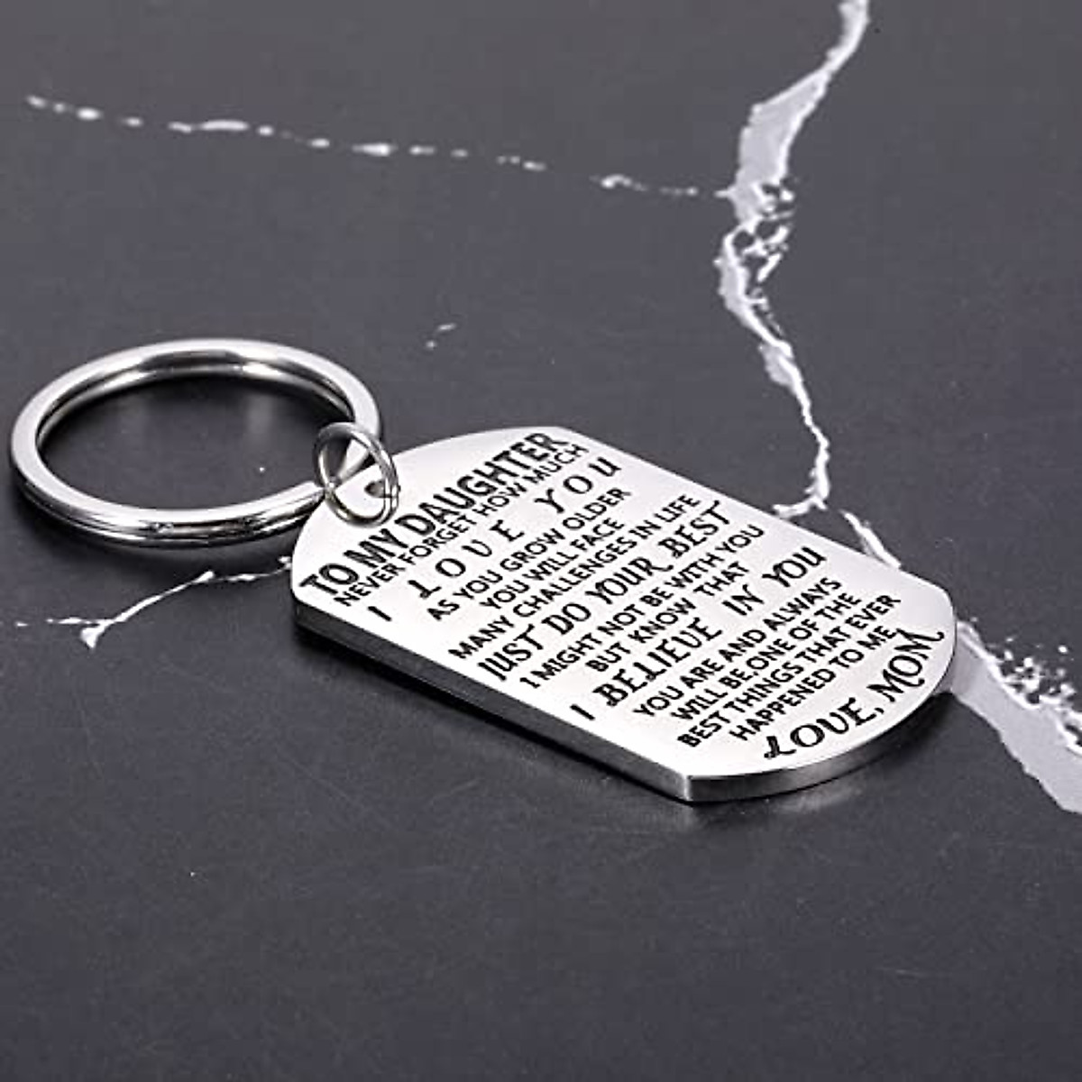 Inspirational Birthday Back to School Gifts Keychain for Women Teenage Girls Daughter Gifts from Mom Stocking Stuffers for Teens Her Adult Women Christmas Birthday Coming of Age Gradation Wedding Gift