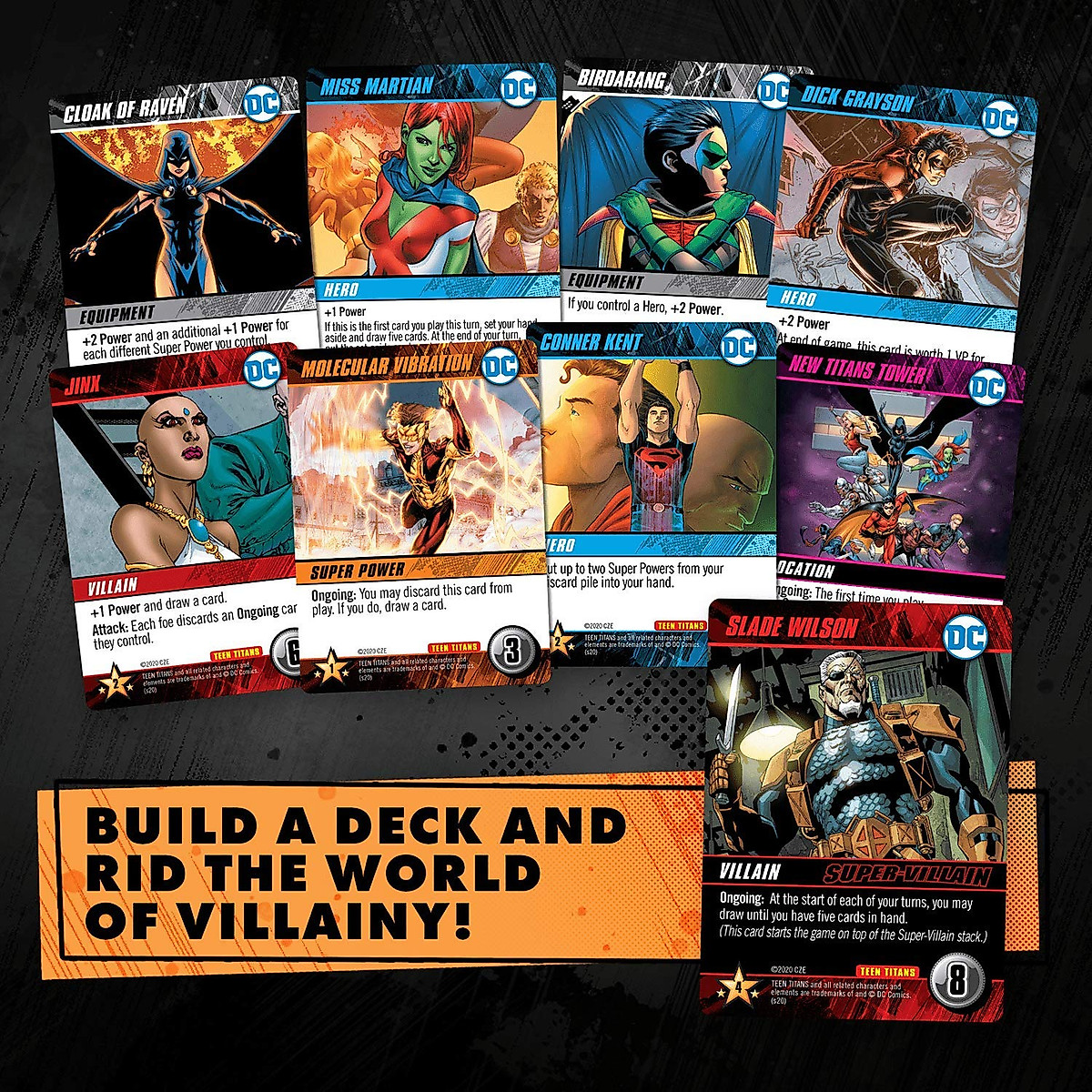 Cyrptozoic Entertainment DC Deck-Building Game: Teen Titans