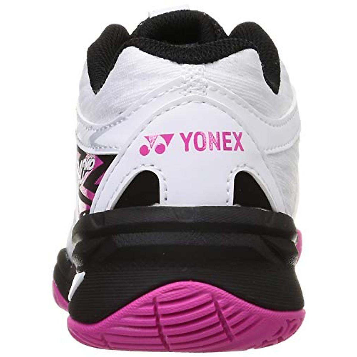 Yonex Badminton Shoes, Power Cushion 840 Mid White/Pink (062), US Men's Size 8.5 (26.5 cm)
