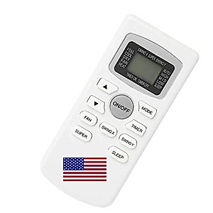 CHOUBENBEN Remote Control for Black Decker GYKQ-34E BPACT14HWT BPACT14WT BPACT10WT BPACT08WT BPACT12HWT BPACT12WTRoom Air Conditioner