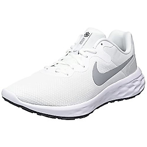 Nike Revolution 6 Nn Mens Running Trainers Dc3728 Sneakers Shoes (UK 8 US 9 EU 42.5, White Wolf Grey Pure Platinum 100)