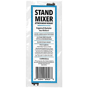 Impresa Stand Mixer Attachment Storage Organizer for KitchenAid Mixer Attachments - Organize Your Kitchen Appliances with the Impresa Stand Mixer Attachment Holder for Kitchen Aid Attachments