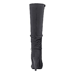 DREAM PAIRS Women's Sarah Navy New Knee High Platform Heel Boots Size 7.5 M US