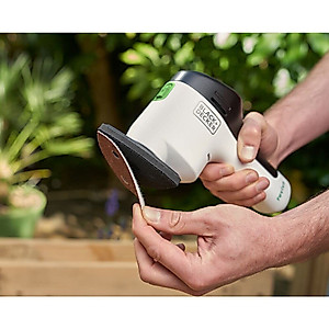 BLACK+DECKER REVIVA 12V MAX Cordless Detail Sander, White
