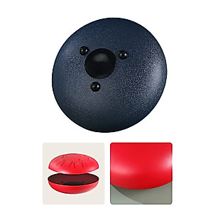 LAOZE Steel Tongue Drum-12 Inch 13 Note Percussion Instrument Lotus Hand Pan Drum with Drum Mallets Carry Bag (6''-8note, Gold)