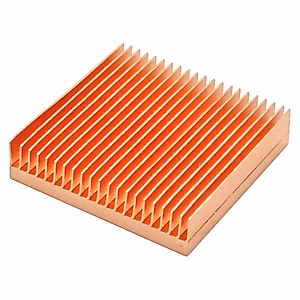 Pure Copper Heatsink 30x30x7mm / 1.18x1.18x0.28 inches for Electronic Chip Cooling