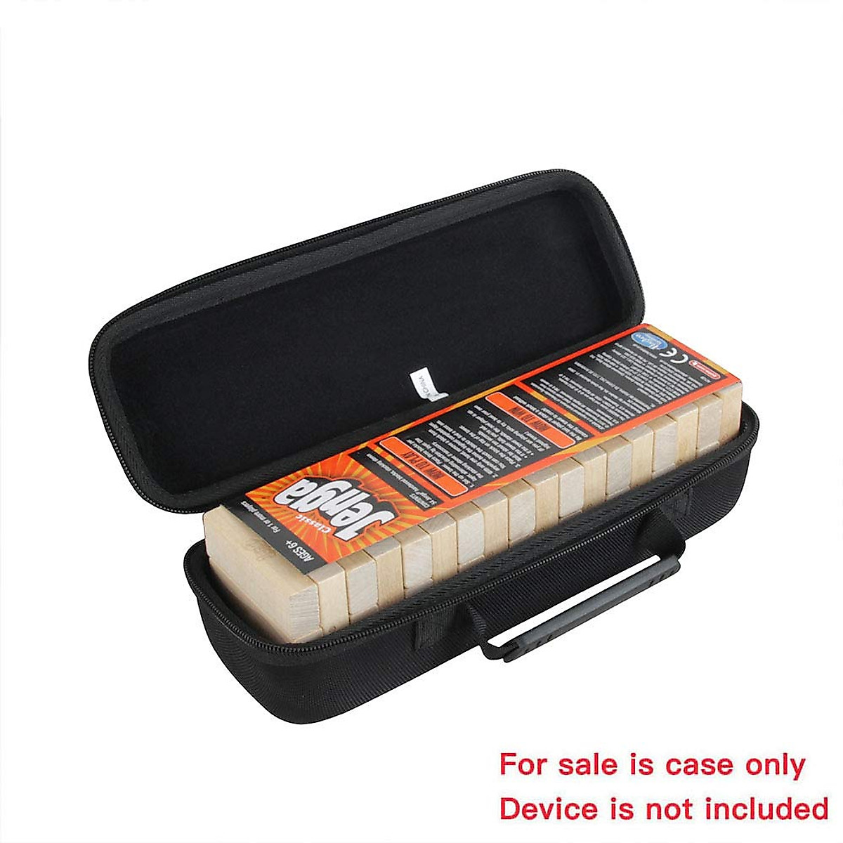 Hermitshell Hard Travel Case for Hasbro Gaming Jenga Classic Game (Not Include Blocks)