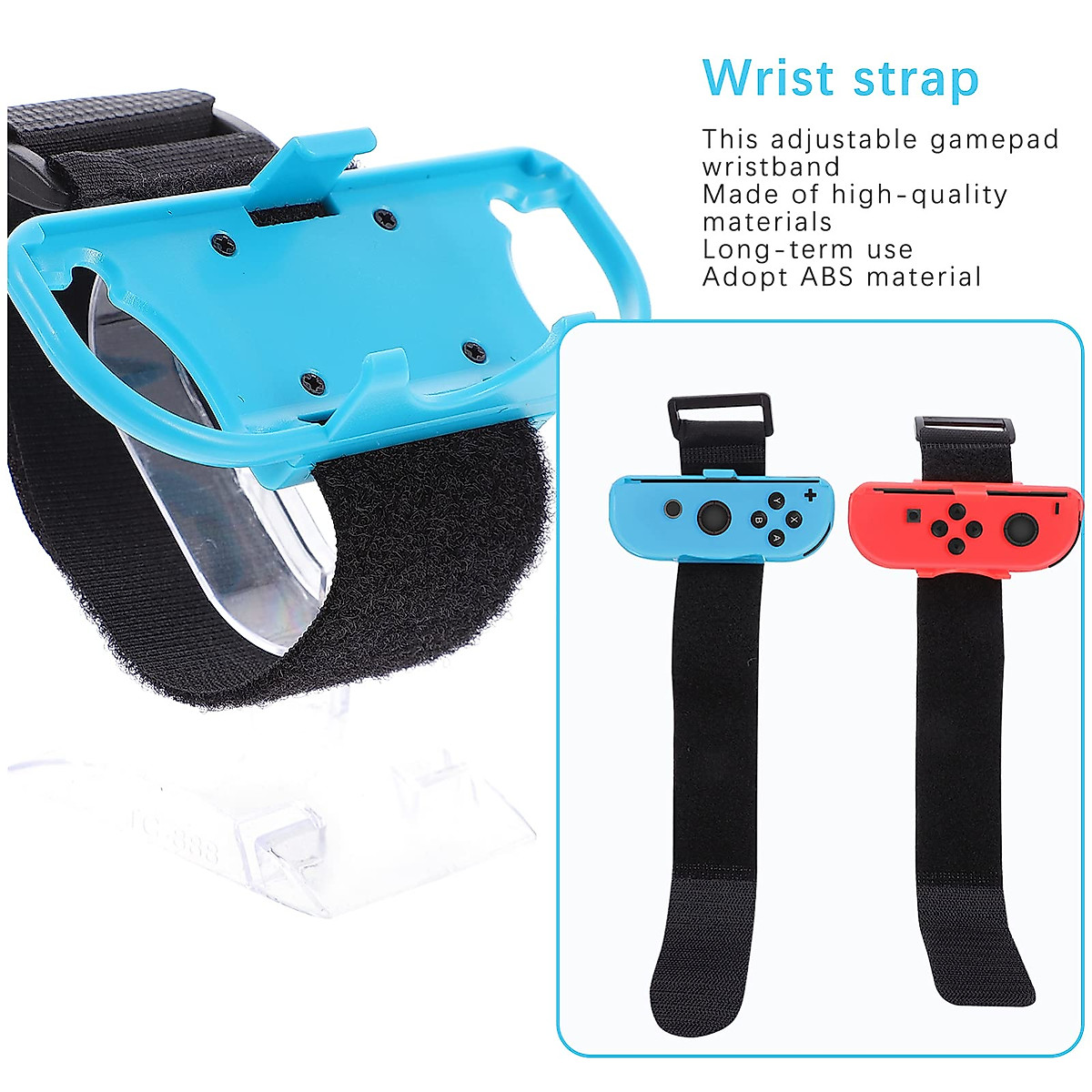 OSALADI Accessories Wrist Straps 2pcs Compatible with Switch Controllers Wrist Band Strap Adjustable Wristbands Randdom Color Elastic Strap Wrist Lanyard Wrist Lanyard Wrist Lanyard