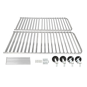 YIYIBYUS Baking Pan Rack, 20-Tier Bakery Rack Commercial Kitchen End Load Bun Sheet Pan Rack with Casters, Racking Trolley Storage for Kitchen Bakery Restaurant Catering