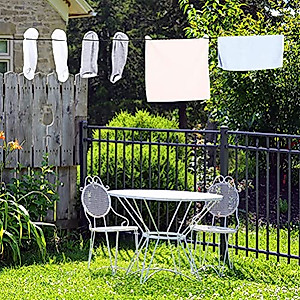 LIFKOME Portable Clothes Line 2pcs Retractable Clothesline with Suction Cup Hooks Windproof Travel Clothesline Laundry Clothes Line Outdoors Clothesline Retractable Clothes Line