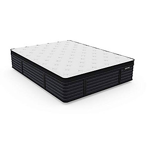 DreamSuite Cool Latex Hybrid EuroTop Mattress 14.5-inch, Queen, Firm