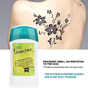 51g Tattoo Transfer Cream, Gel Skin Solution Professional Tattoo Transfer Soap Stencil Tattoo Supplies Accessories for Beginners Body Paint Stencil Primer