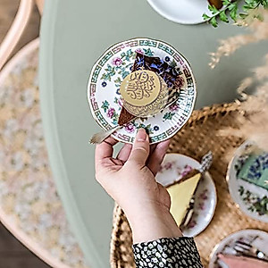 Abaodam Mirror Decor 10 Pcs Acrylic Eid Mubarak Resuable for Hajj Mubarak Festival Anniversary Party Celebration Decoration Supplies Golden Moon Decor