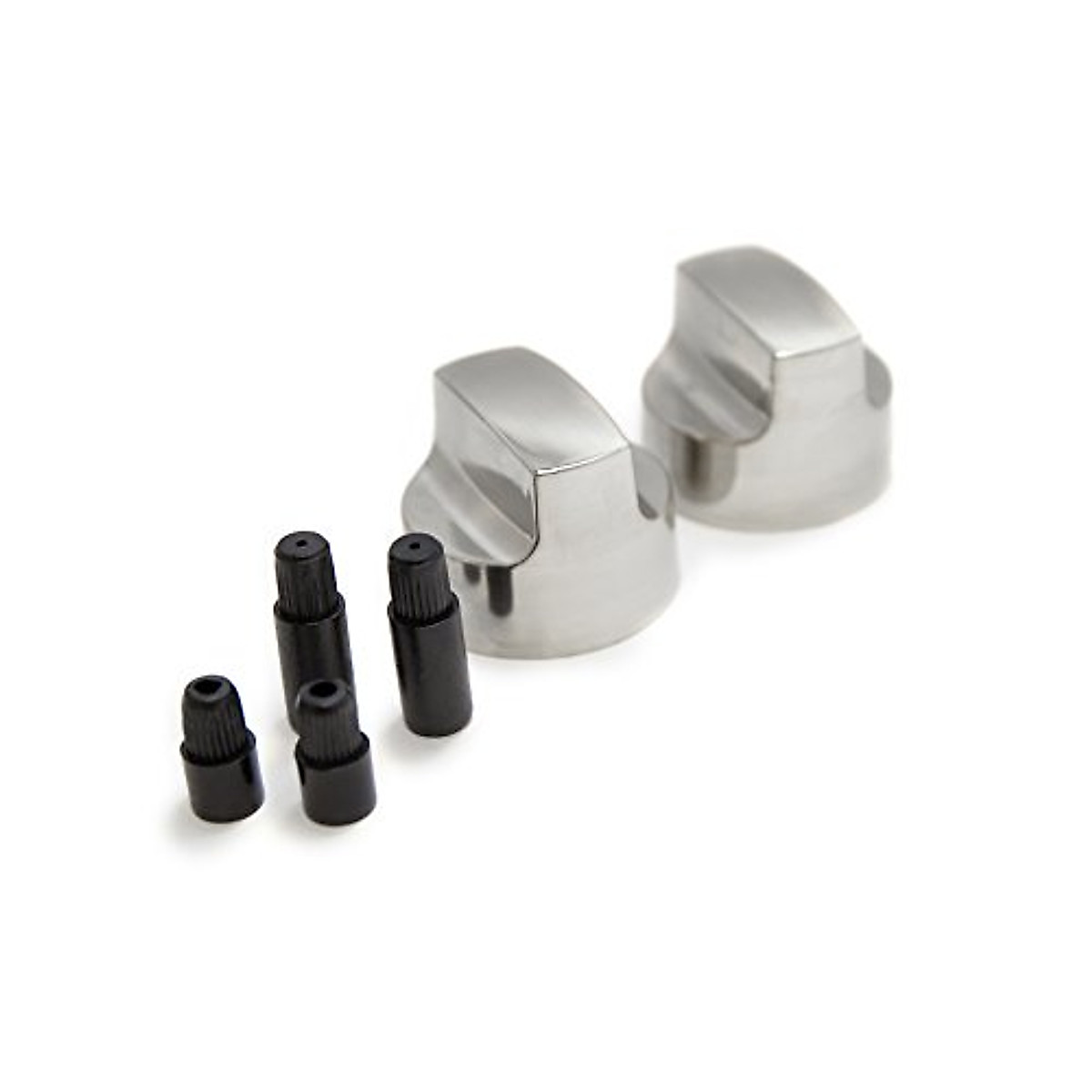 GrillPro 25960 Chrome Look Replacement Control Knobs Will Fit Large D Shaped Valve Stems