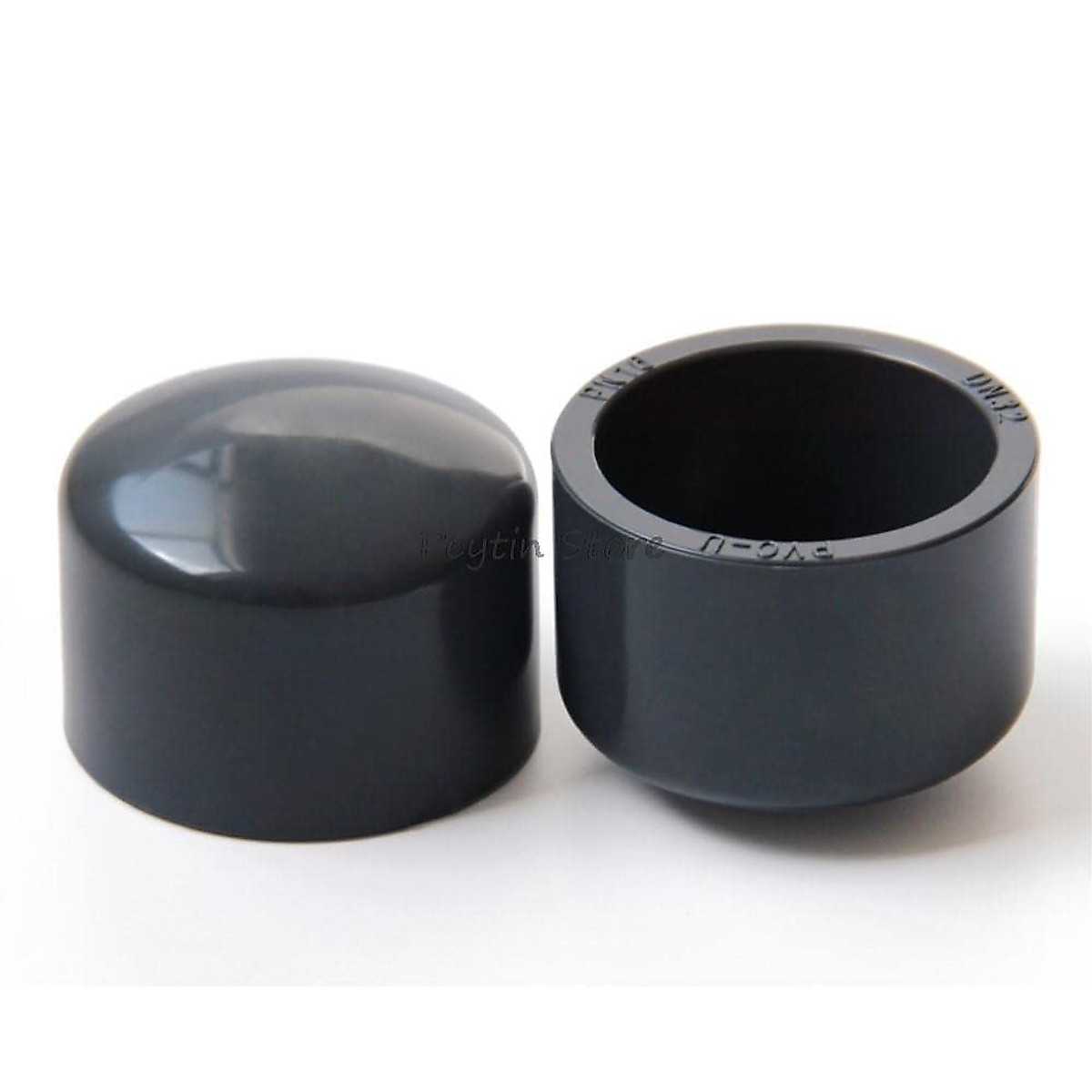 10Pcs Inside Diameter 20/25/32mm PVC Grey Pipe Cap Plug Blind Cap Pipe Plug Cap Water Pipe Fittings - (Color: Inside Diameter 32mm)
