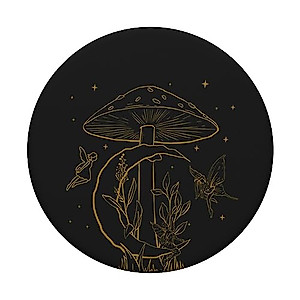 Fairycore Aesthetic Fairy Core Grunge Mushroom Moon Fairies PopSockets Standard PopGrip