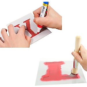 DIY Brown Banner Set, Personalized Banner Party Decorations Supplies Custom Signs, Handwriting Banners Include 26 Letters Stencil